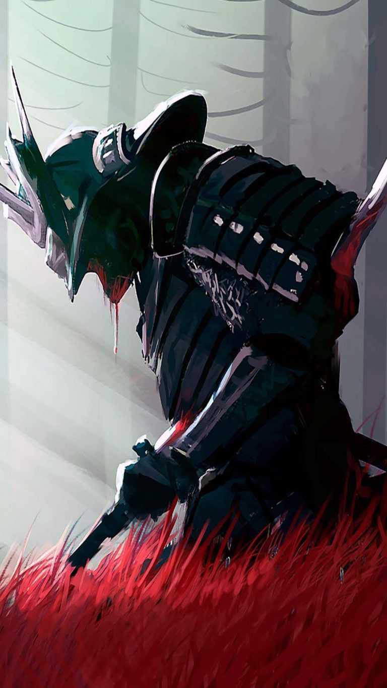 Samurai Wallpaper Colorful - iXpap
