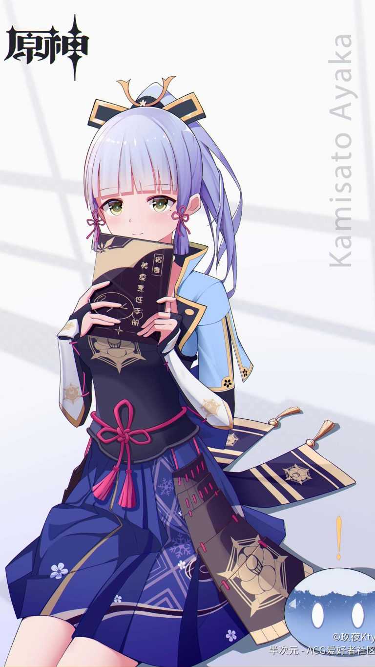 Minimalist Ayaka Wallpaper Ixpap