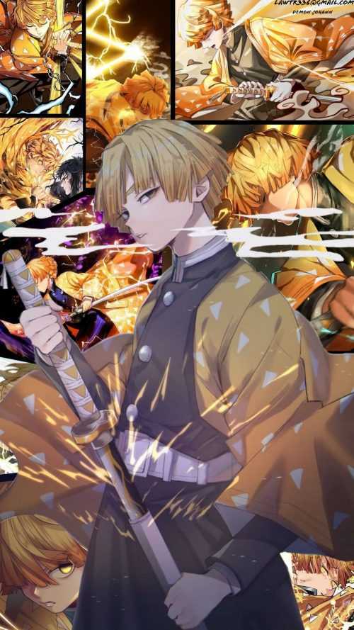 HD Zenitsu Agatsuma Wallpaper - iXpap