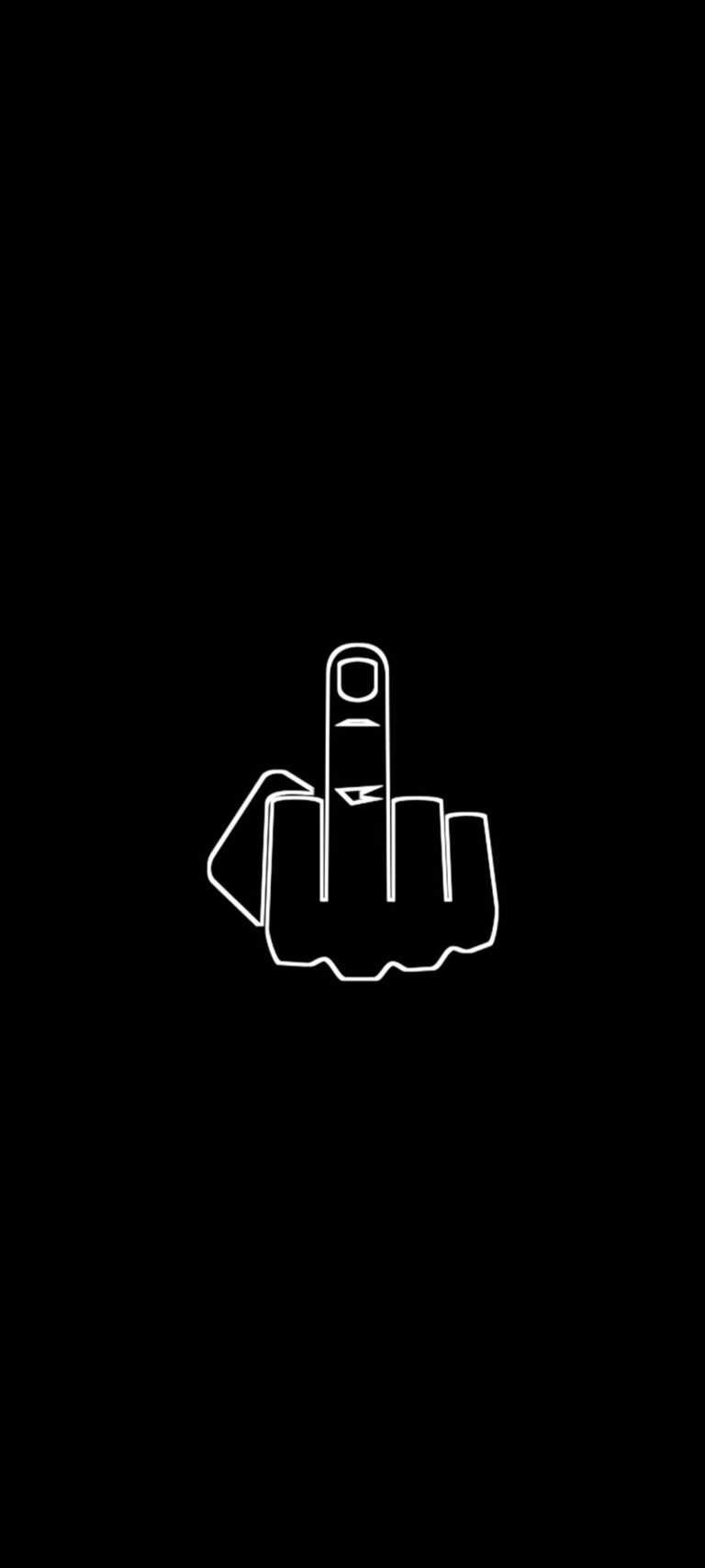 Middle Finger Wallpaper - iXpap