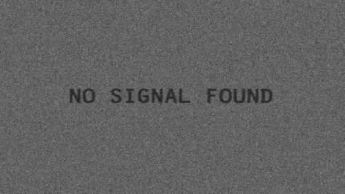 No Signal TV Screen Wallpaper - iXpap
