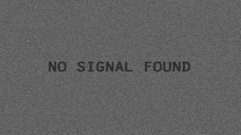No Signal Wallpaper - iXpap
