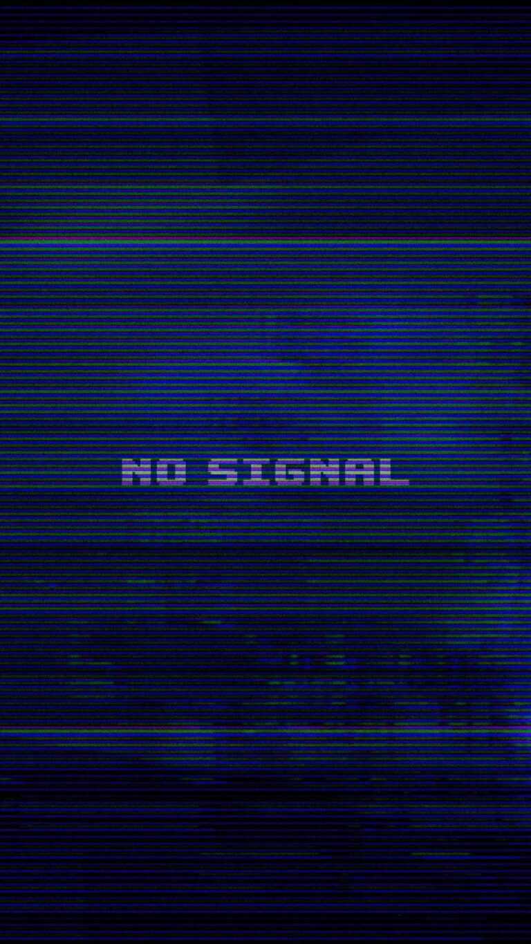 No Signal Screen Wallpaper - iXpap