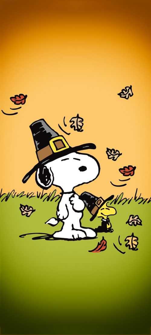 Snoopy Fall Wallpaper - iXpap