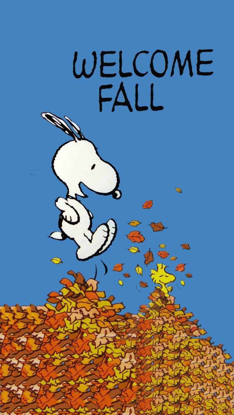 Snoopy Fall Wallpapers - iXpap