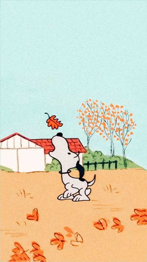 Snoopy Fall Wallpapers - iXpap
