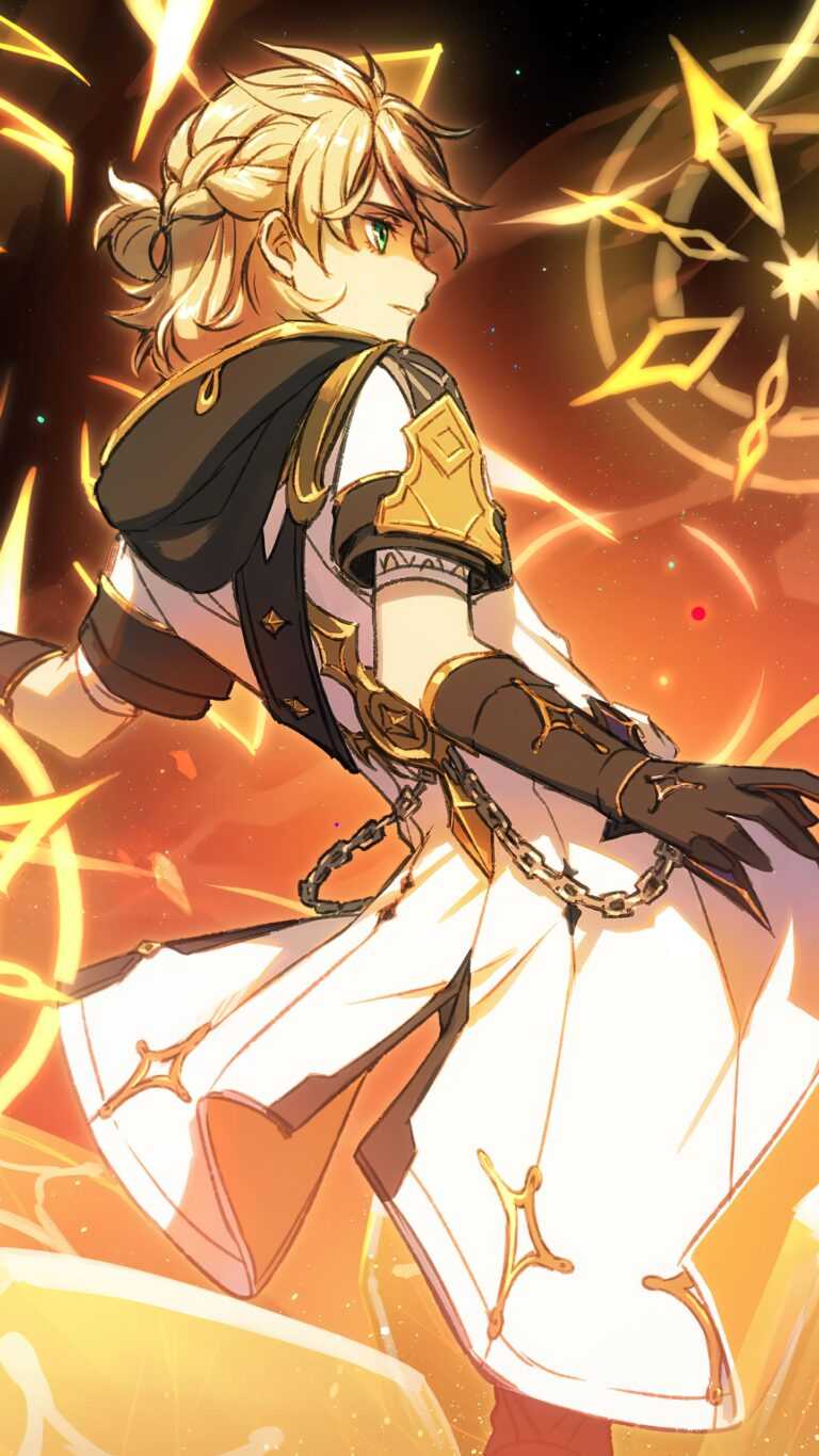 Albedo Genshin Impact Wallpaper - iXpap