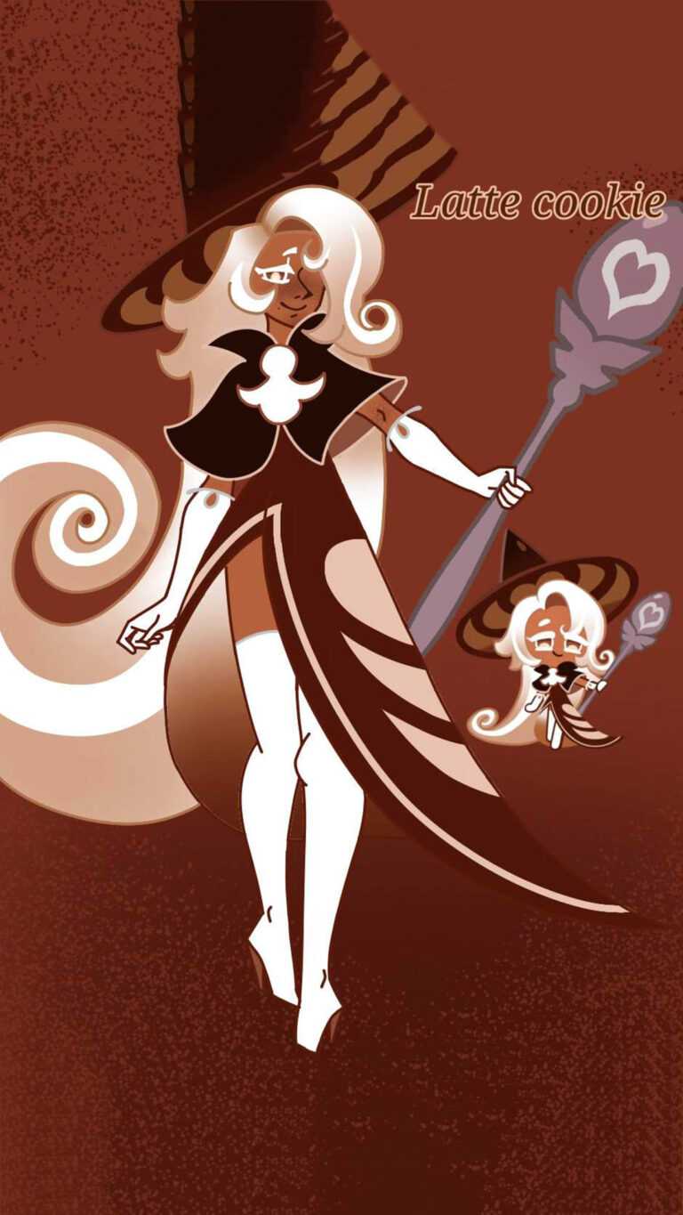 Latte Cookie Wallpaper - iXpap