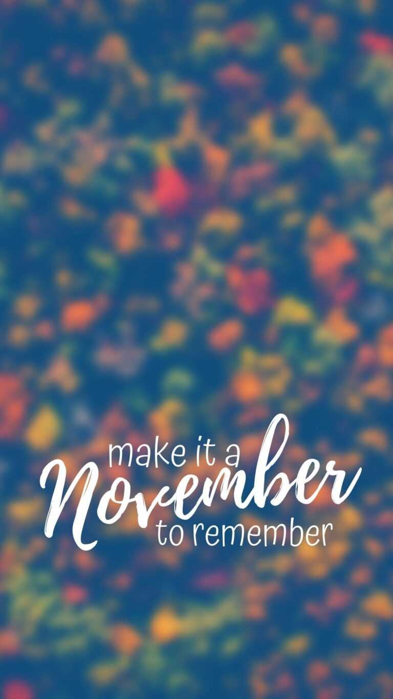 Happy November Wallpaper - iXpap