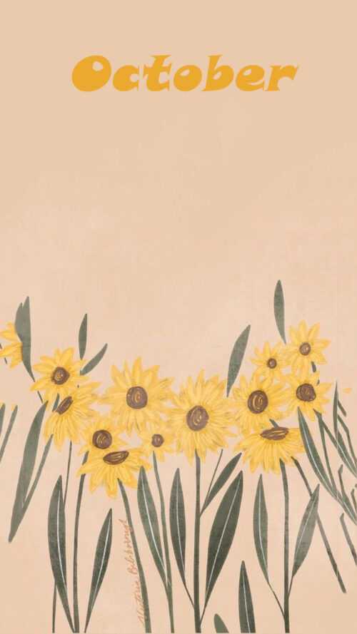 Aesthetic October Wallpaper - iXpap