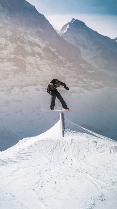 IPhone Snowboarding Wallpaper - iXpap
