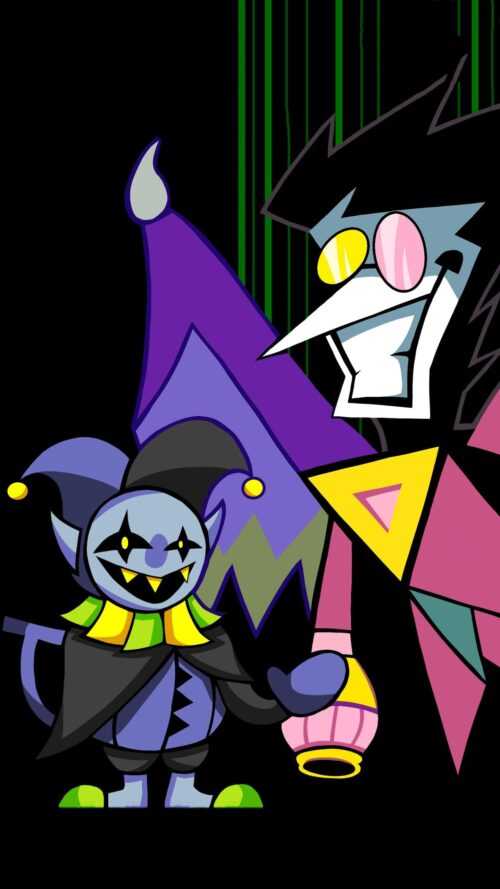 Spamton And Jevil Wallpaper - iXpap