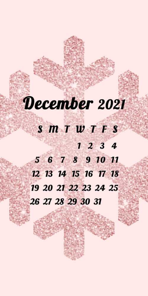 December 2021 Calendar Wallpaper - iXpap