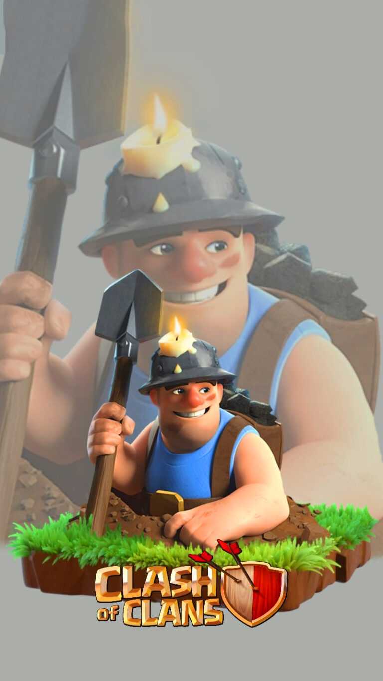 Miner Clash Royale Wallpaper - iXpap