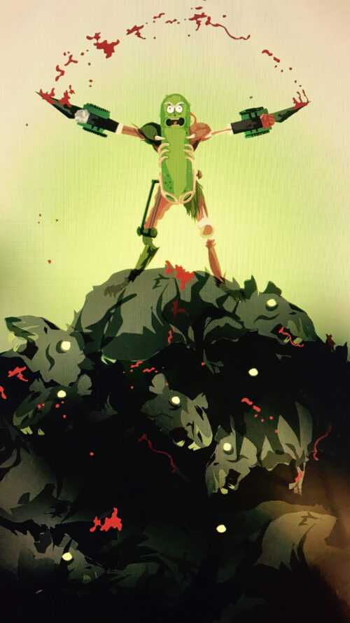 Pickle Rick Lockscreen - iXpap