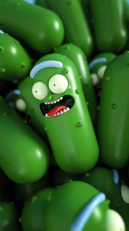 Pickle Rick Wallpaper IPhone - iXpap