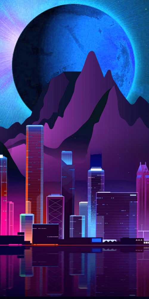 Synthwave Wallpaper - iXpap