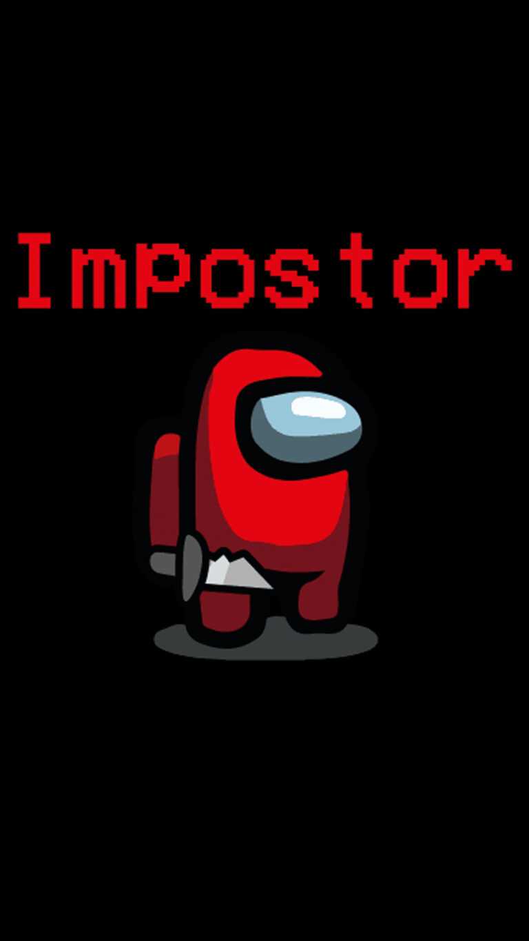 Among Us Impostor Wallpaper - iXpap