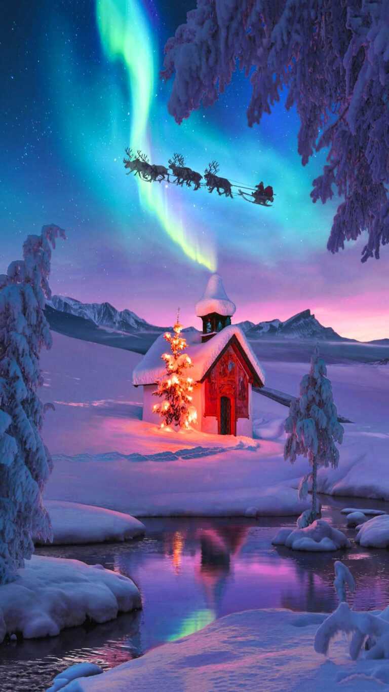 Christmas Scene Wallpaper - iXpap