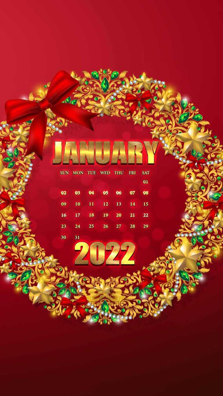 January Calendar Wallpaper 2022 - iXpap