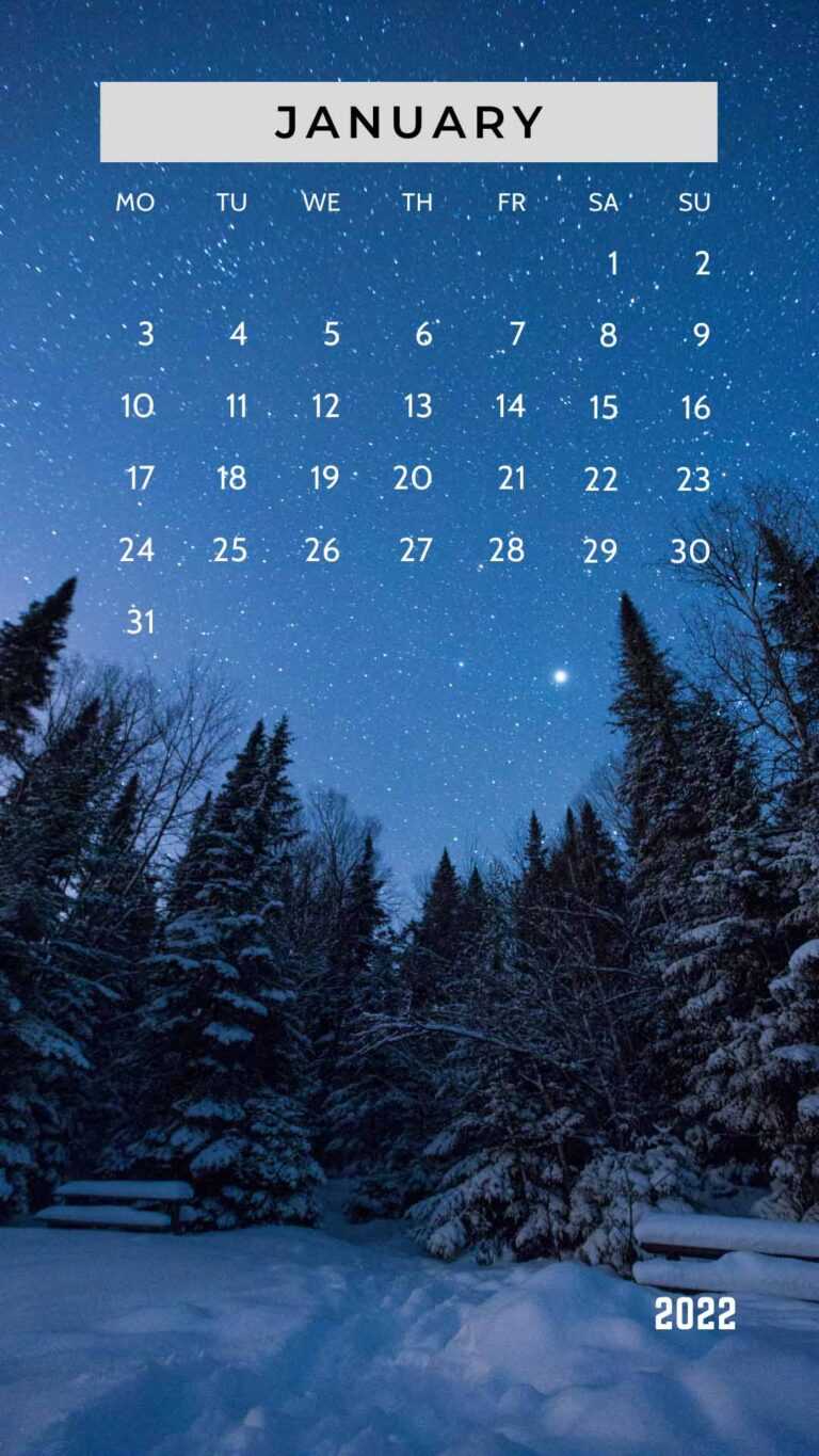 January Wallpaper 2022 - iXpap