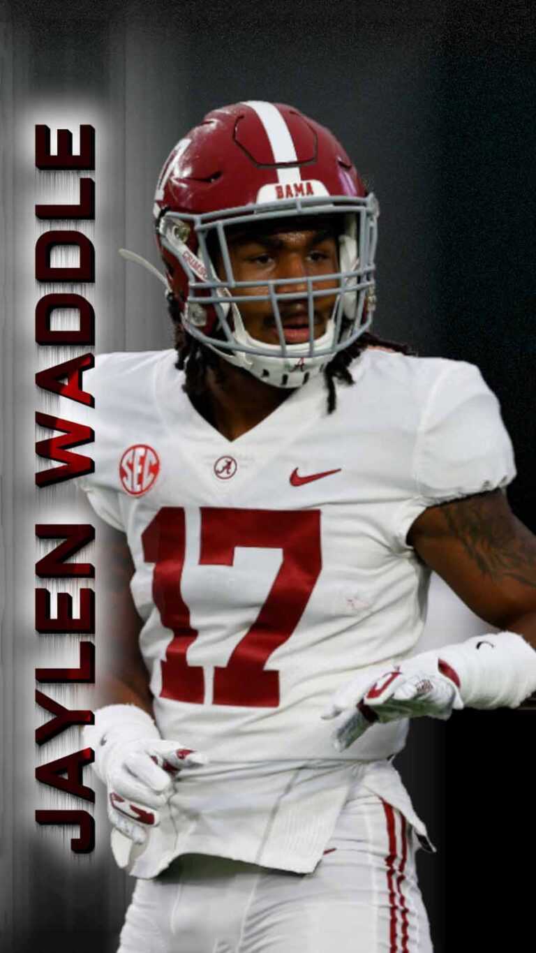 Jaylen Waddle Background - iXpap