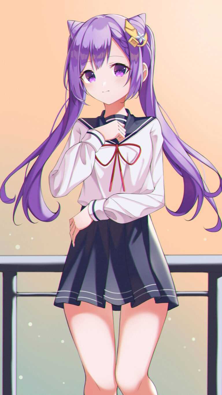 Keqing Genshin Impact Wallpaper - iXpap