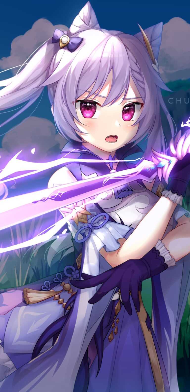 Keqing Genshin Impact Wallpaper - iXpap
