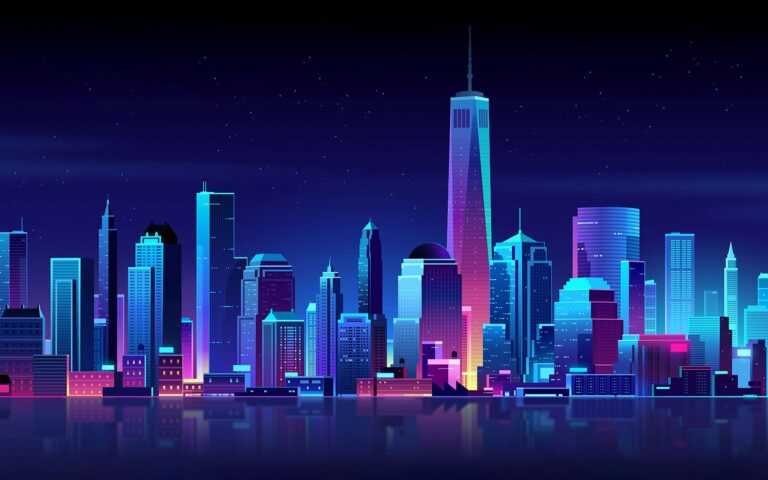 Neon City Wallpaper - iXpap