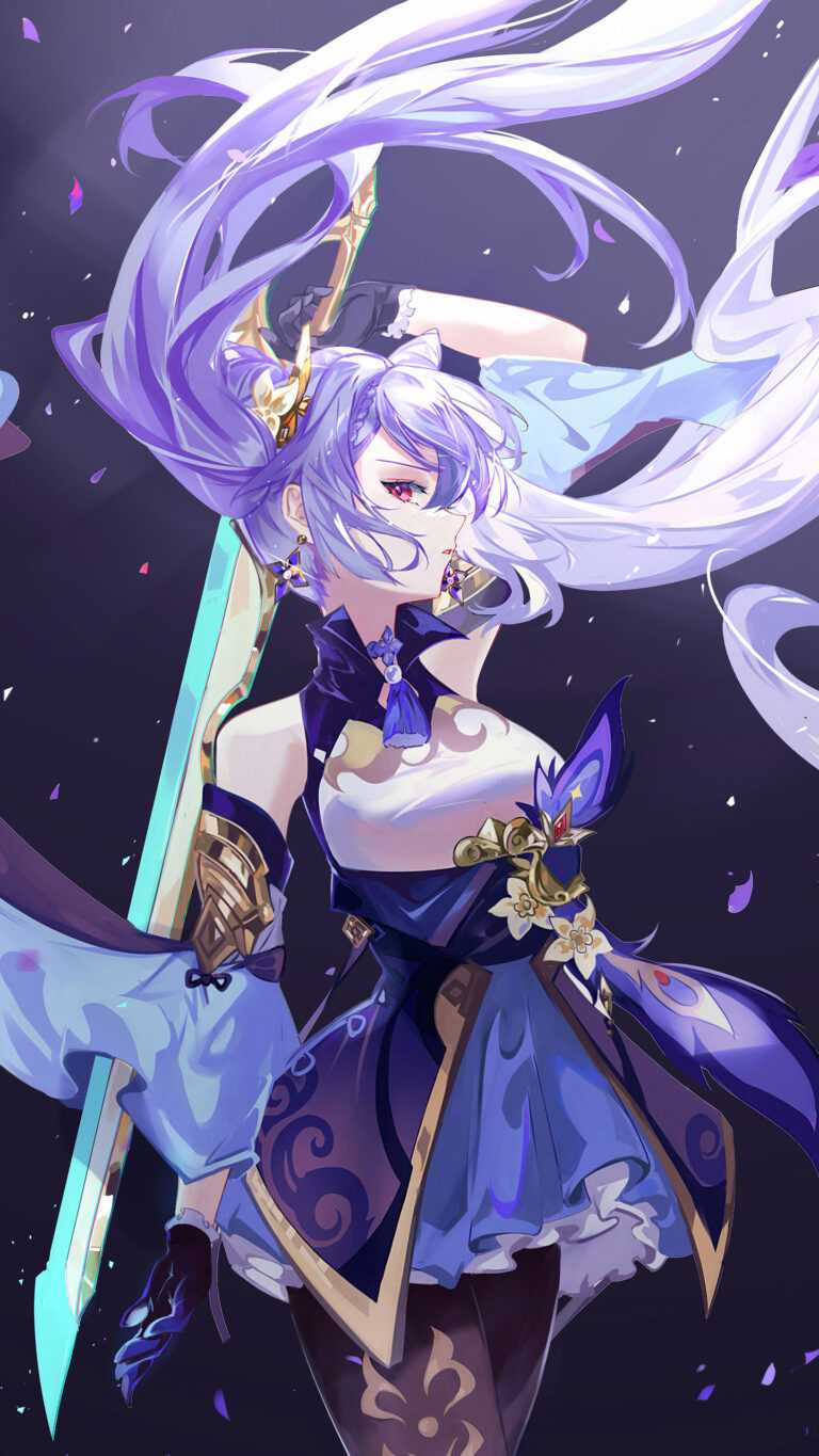 Keqing Genshin Impact Wallpaper - iXpap