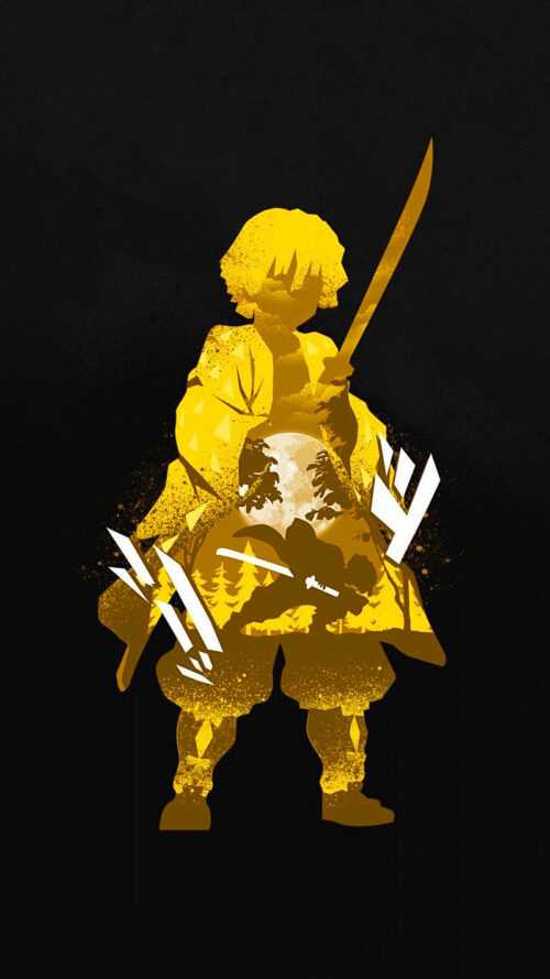 Zenitsu Lockscreen - iXpap