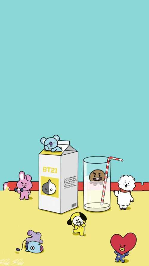 IPhone BT21 Wallpaper - iXpap