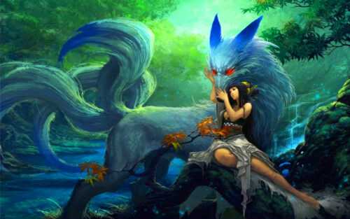 Kitsune Wallpaper Desktop - iXpap