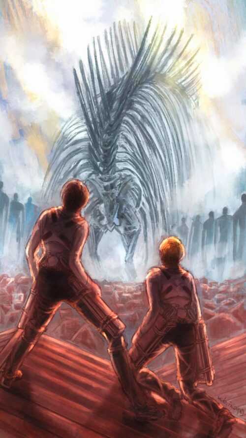 AOT The Rumbling Wallpaper - iXpap