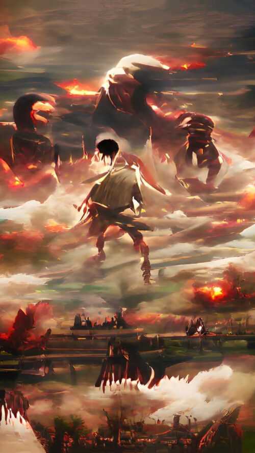 AOT The Rumbling Wallpaper - iXpap