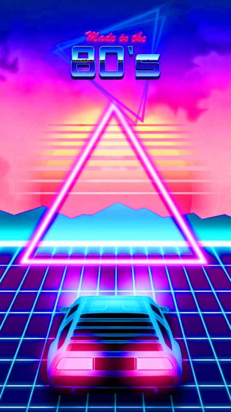 80s Synthwave Wallpaper - iXpap