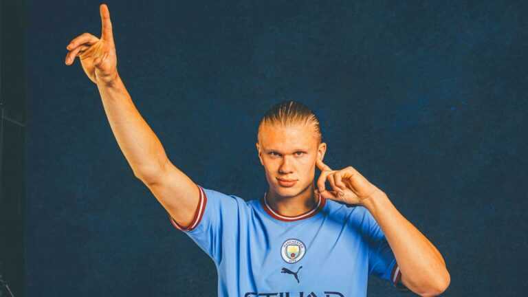 Haaland Man City Wallpaper - iXpap