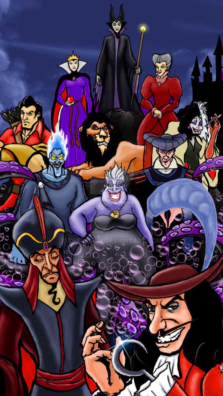 Disney Villains Wallpaper - iXpap