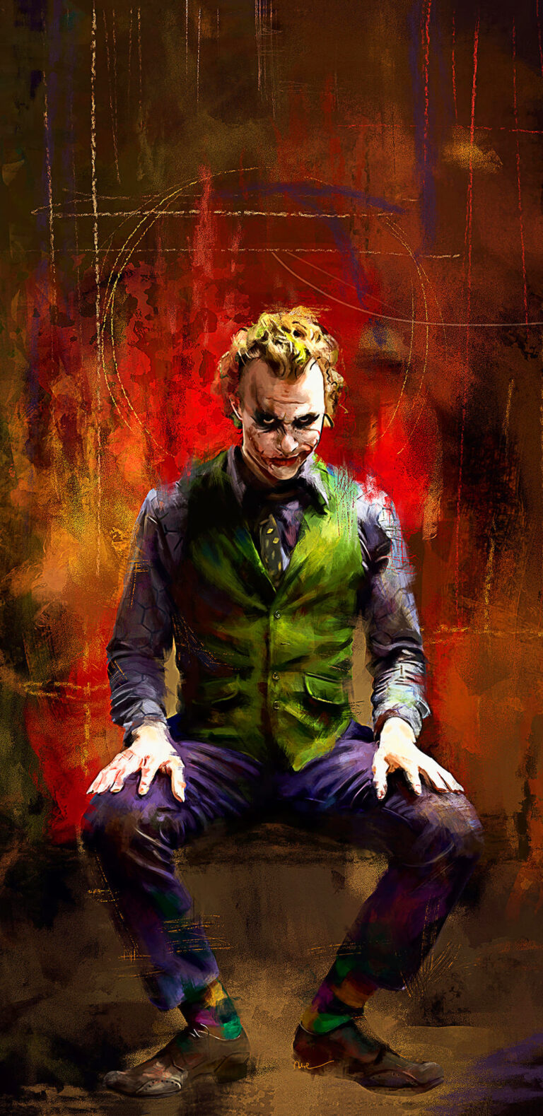 Heath Ledger Joker Wallpaper - iXpap