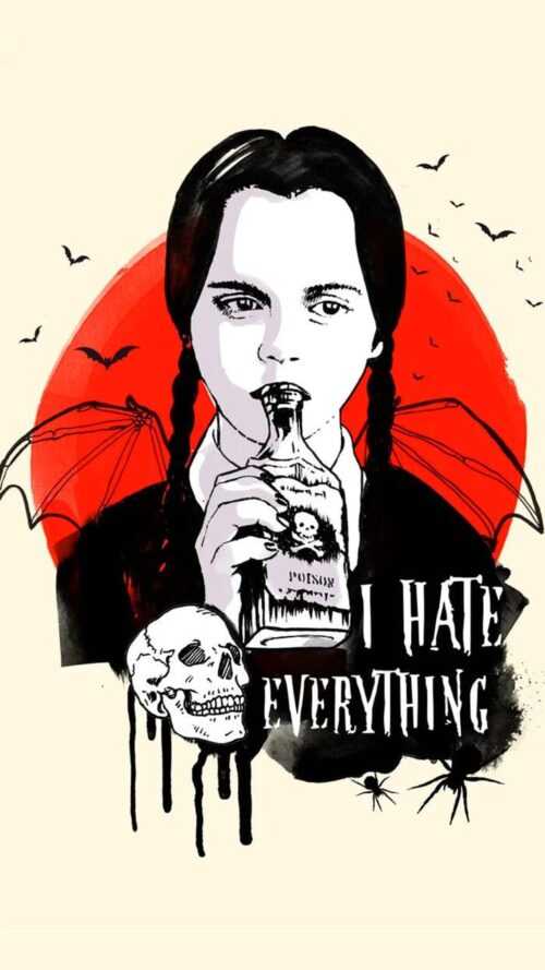 Wednesday Addams Wallpaper - iXpap