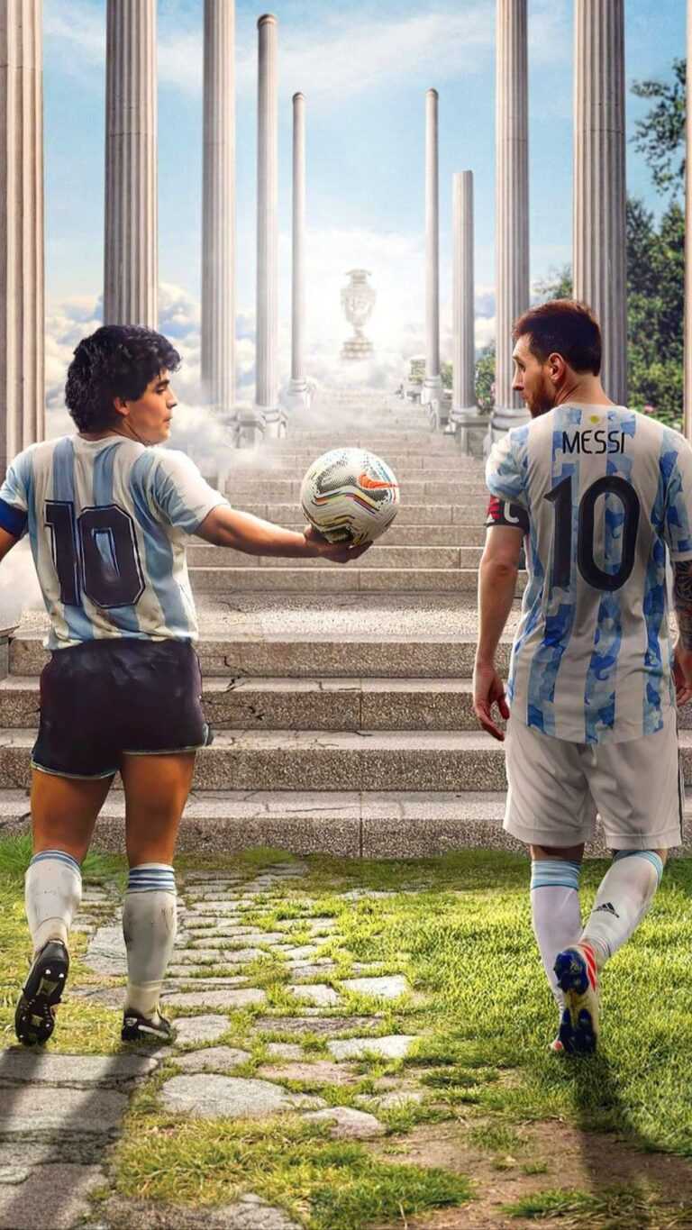 Messi And Maradona Wallpaper - iXpap