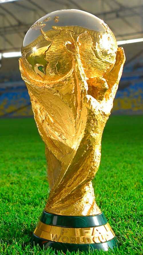 Messi World Cup Trophy Wallpaper - iXpap
