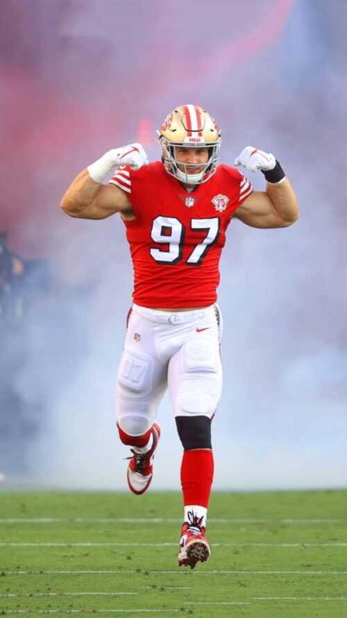 Nick Bosa NFL Wallpaper - iXpap