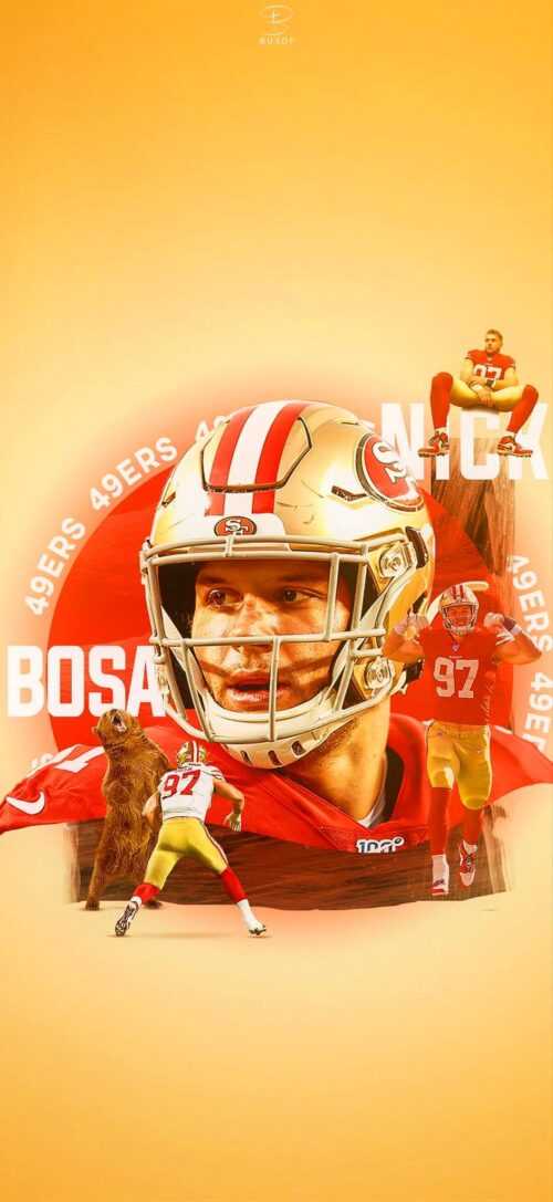 HD Nick Bosa Wallpaper - iXpap