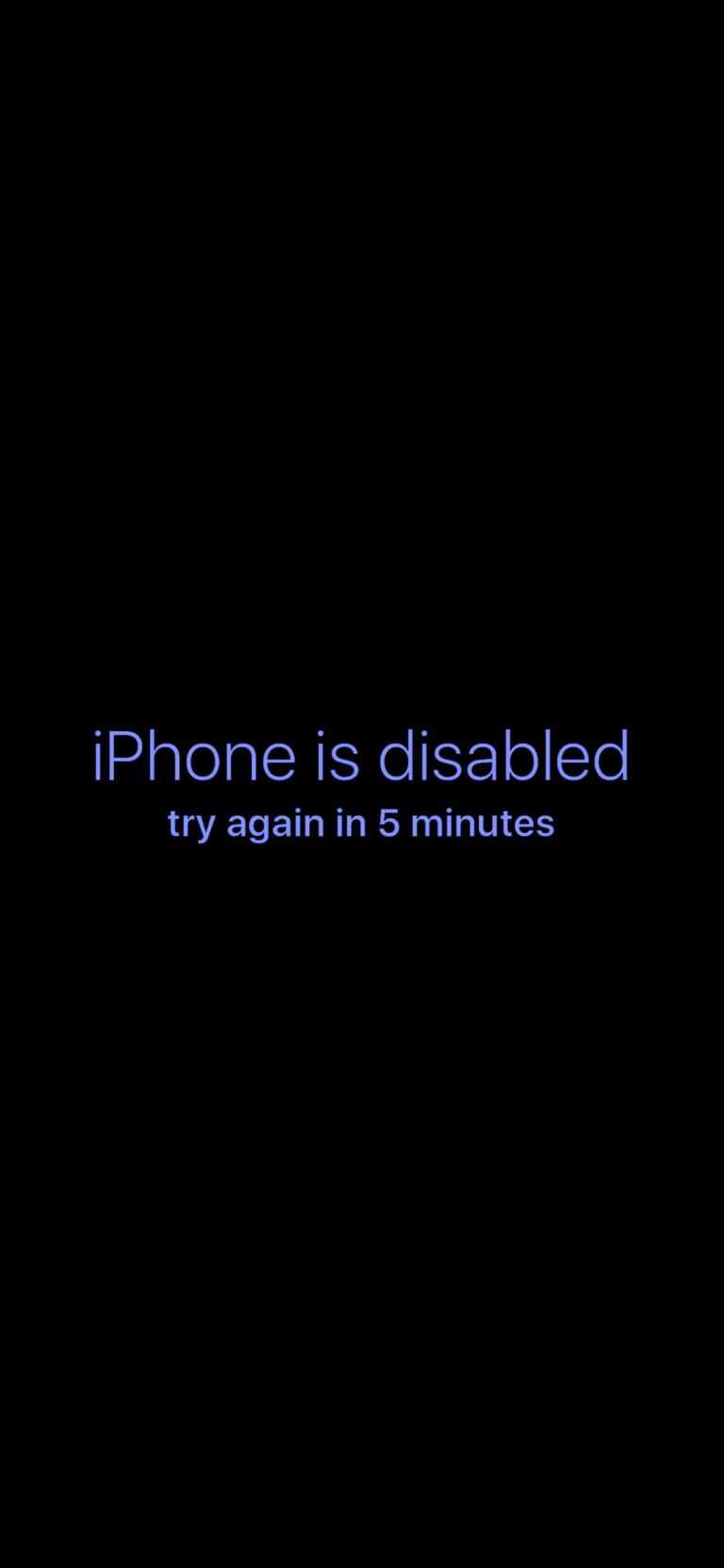IPhone Is Disabled Wallpaper - iXpap