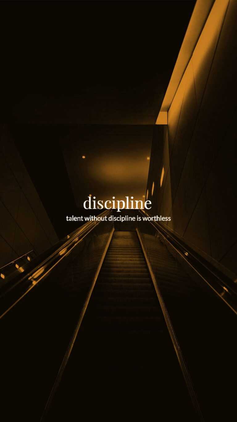 Discipline Wallpaper - iXpap