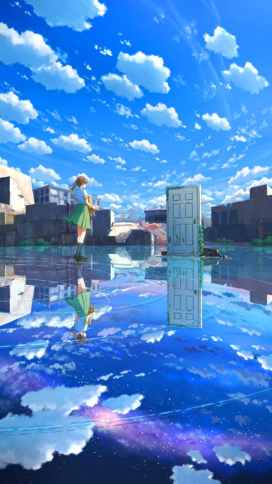 Suzume Door Wallpaper IXpap