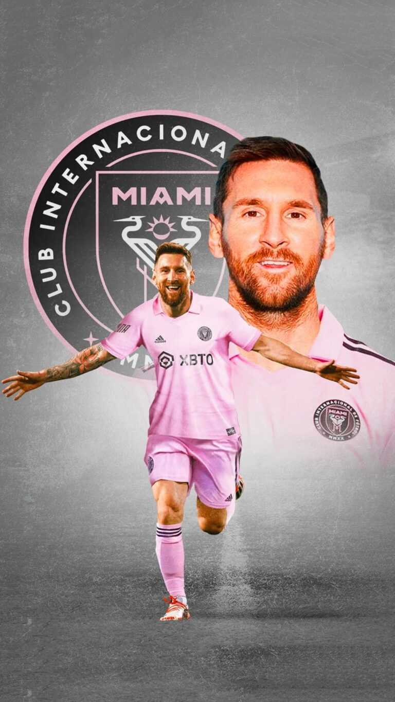 Messi Inter Miami Wallpaper - iXpap
