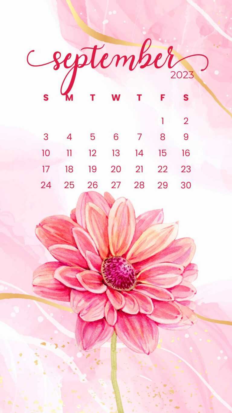 2023 September Calendar Wallpaper - iXpap