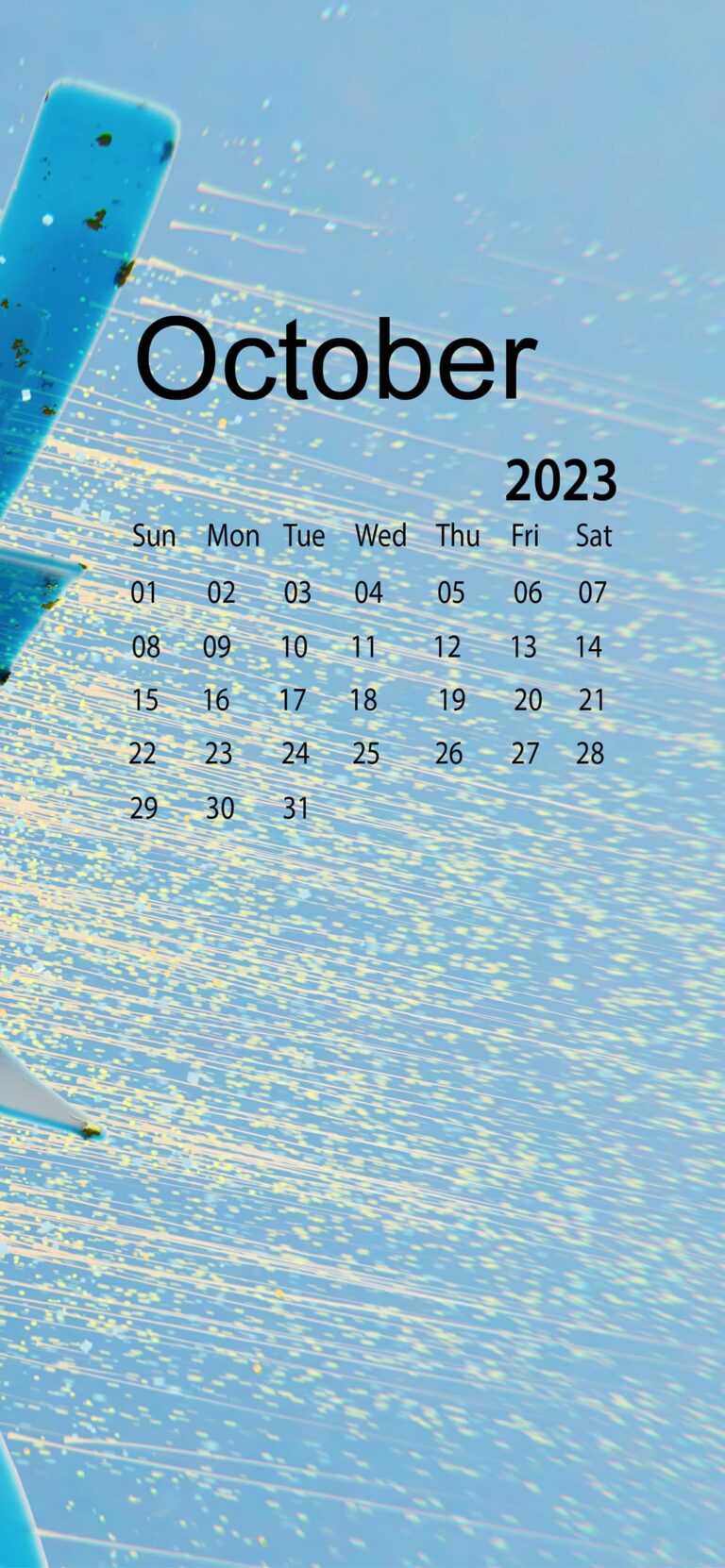 October Calendar Wallpaper 2023 - iXpap